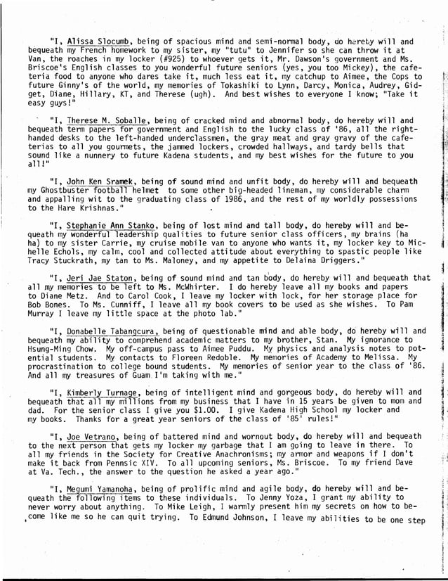 Kadena High School Senior Edition 1985 | PDF