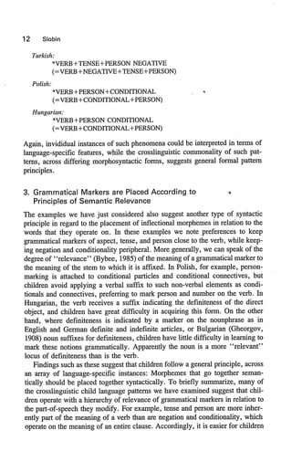 (1985) slobin why study language acquisition crosslinguistically | PDF