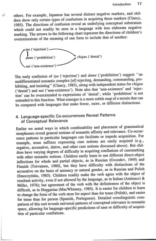 (1985) slobin why study language acquisition crosslinguistically | PDF
