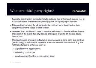Third Party Rights and Why They Matter | PPT