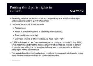 Third Party Rights and Why They Matter | PPT