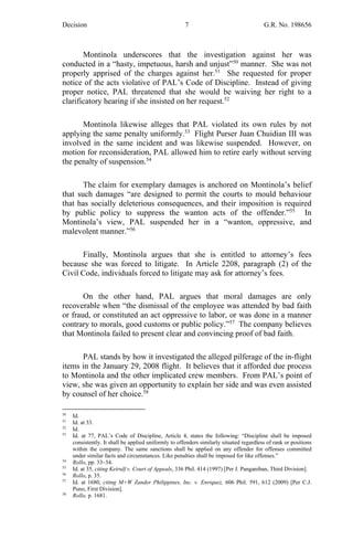 Nancy S. Montinola versus Philippine Airlines. G.R. No. 198656 ...