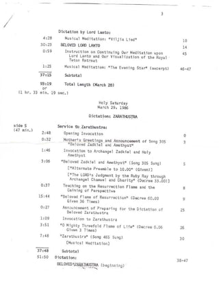 The Summit Lighthouse: 1986 conclave of the friends of christ liner ...