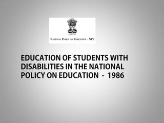 1986 NPE and EQUALITY | PPT