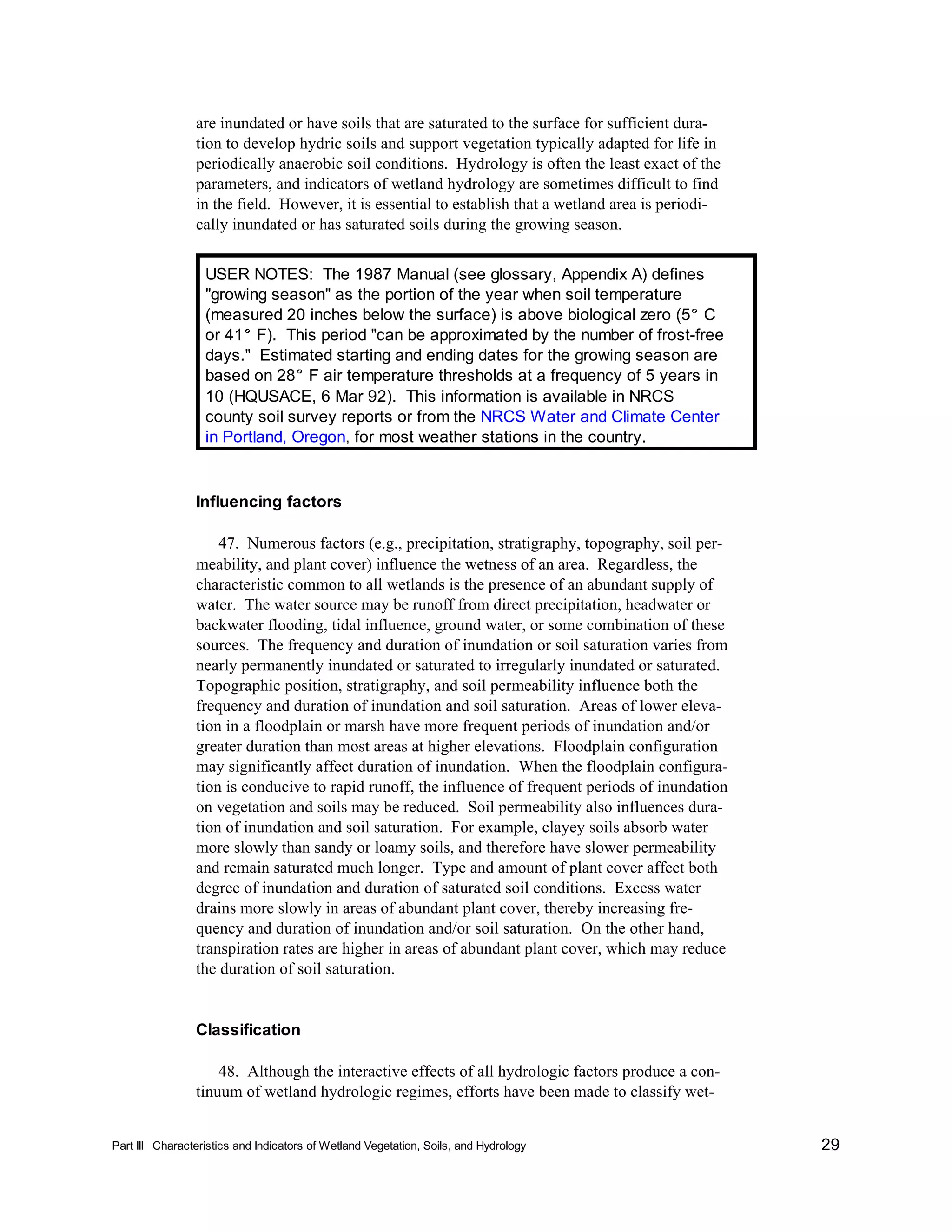 1987 army-corps-wetlands-delineation-manual | PDF