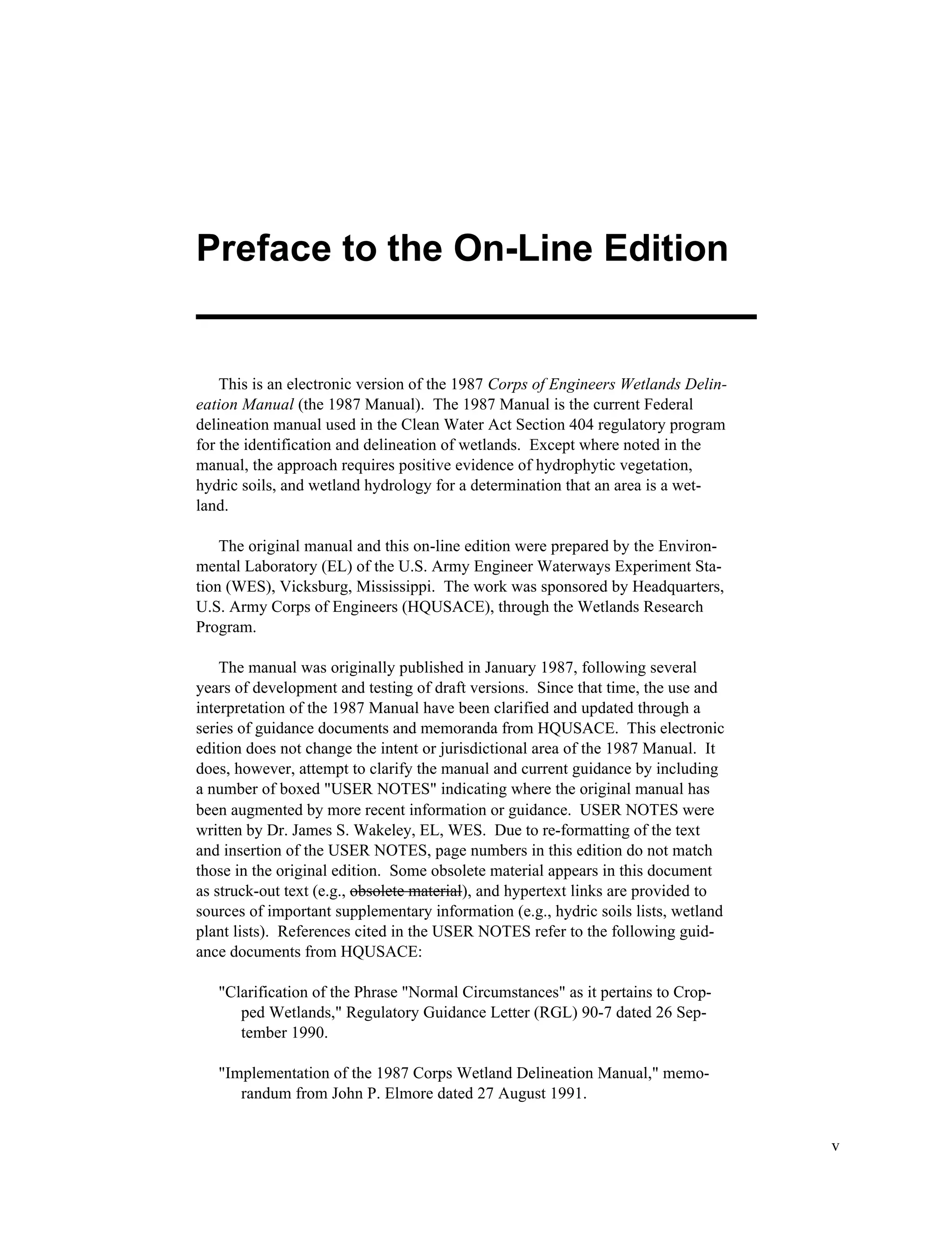 1987 army-corps-wetlands-delineation-manual | PDF