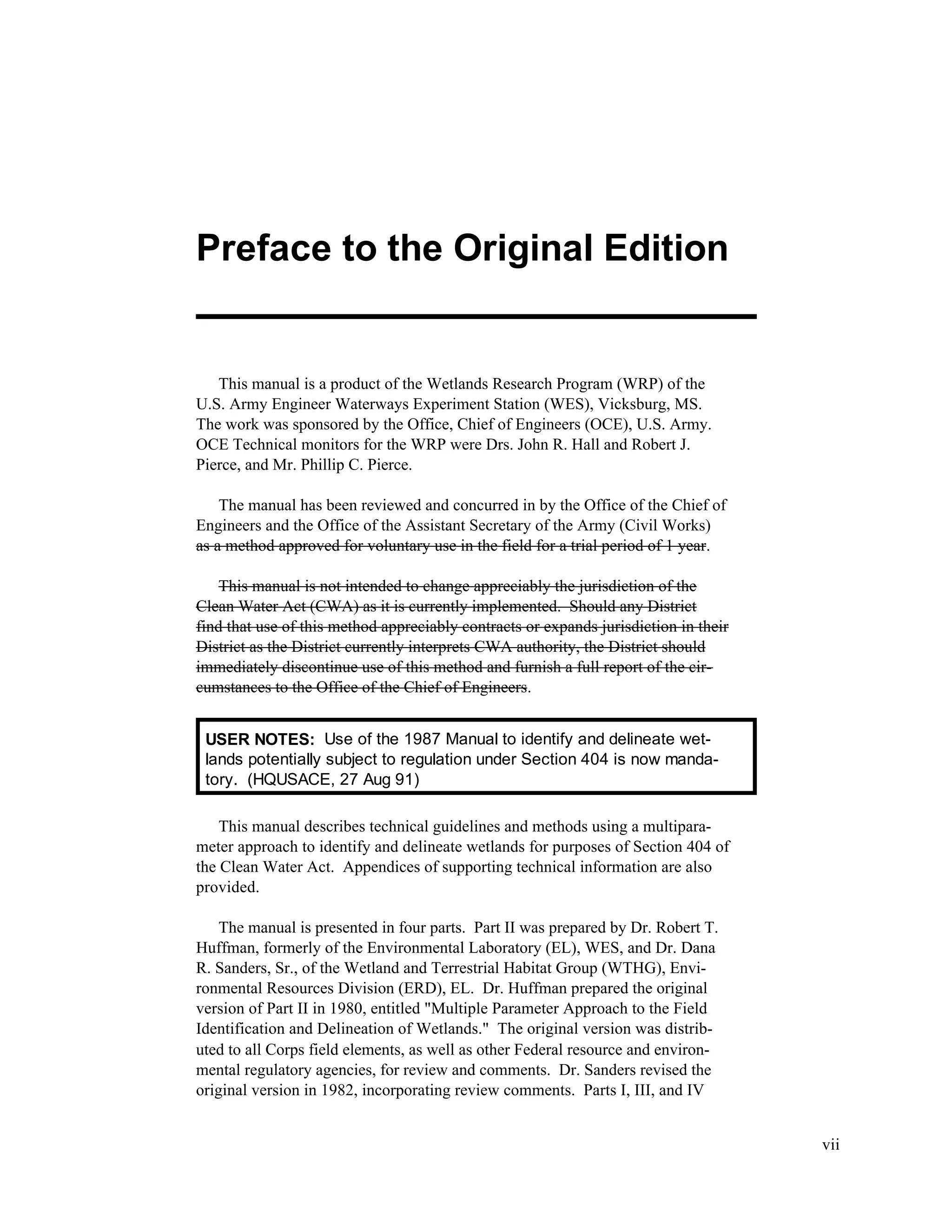 1987 army-corps-wetlands-delineation-manual | PDF