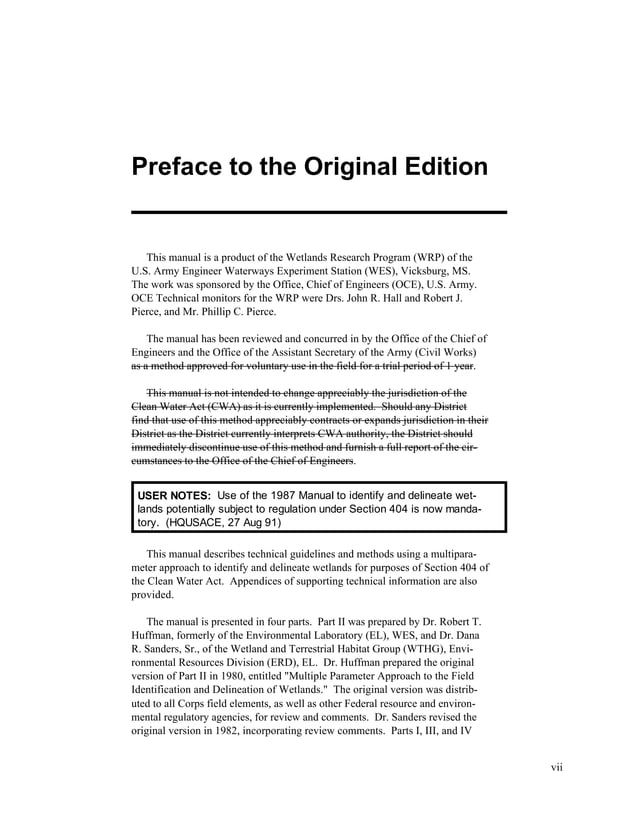 1987 army-corps-wetlands-delineation-manual | PDF | Zoos & Aquariums ...