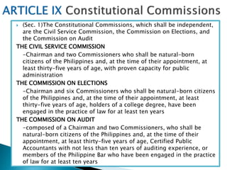 1987 constitution Philippines: Summary | PPTX