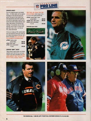 1987 NFL Pro Line Catalogue | PDF