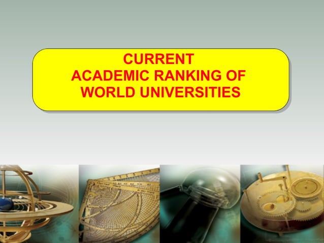 university ranking criteria | PPT