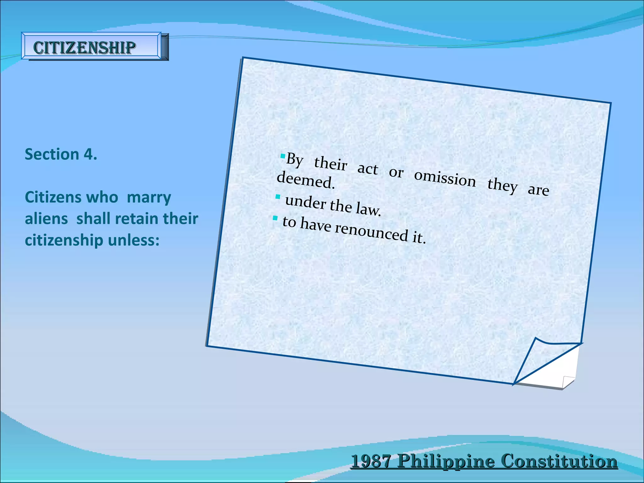 article IV | PPT | Birth | Personal Celebrations & Life Events