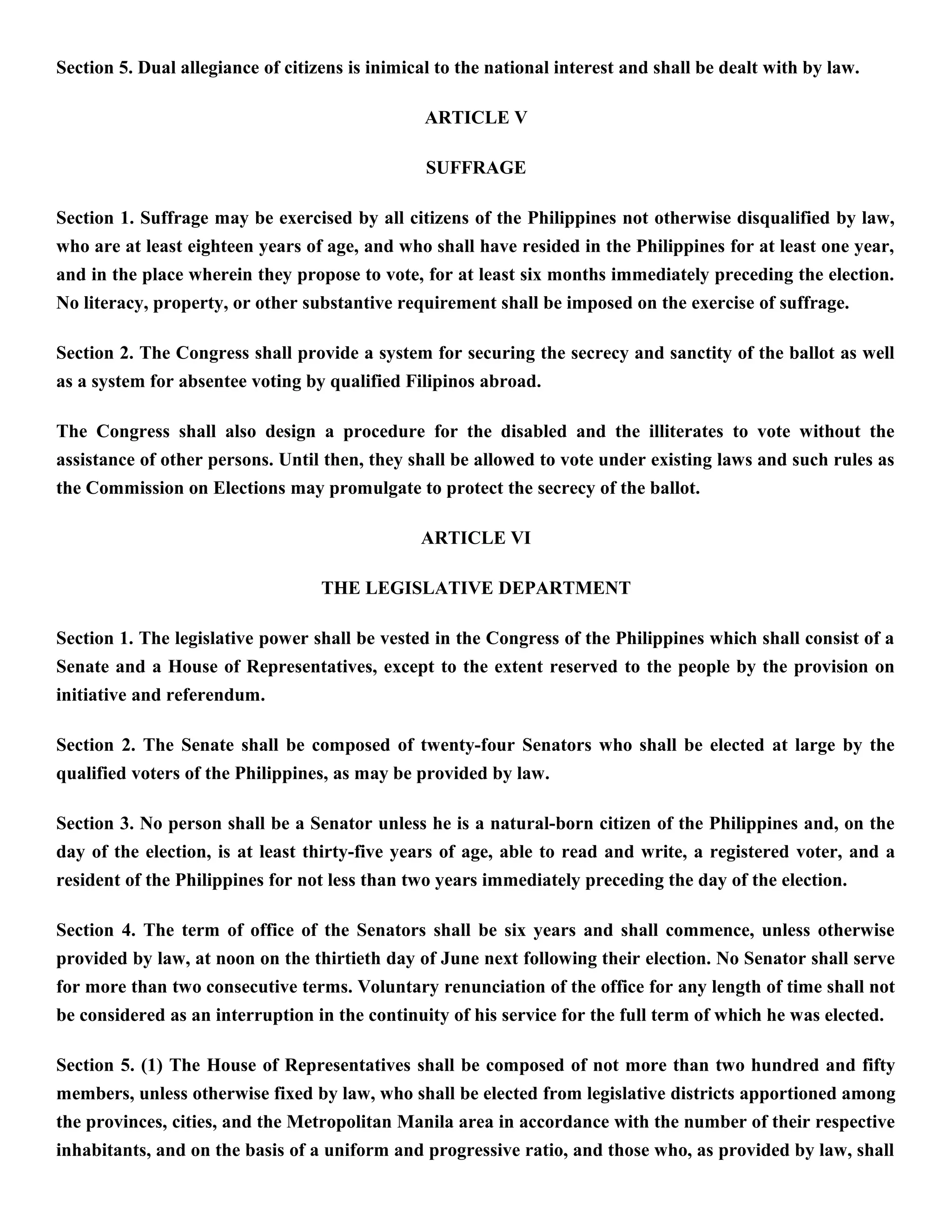 1987 Philippine Constitution | DOC