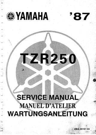 1987 Yamaha TZR250 Service Repair Manual.pdf