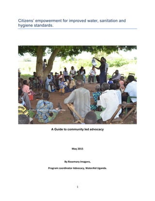 Community led Advocacy Guide | PDF