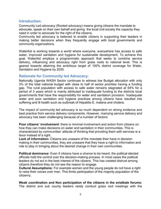 Community led Advocacy Guide | PDF