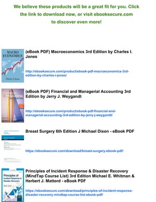 (Original PDF) Accounting 3rd Edition Michael J. Jones | PDF