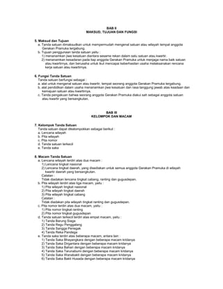 1989 005 PP Tanda Satuan Gerakan Pramuka | PDF