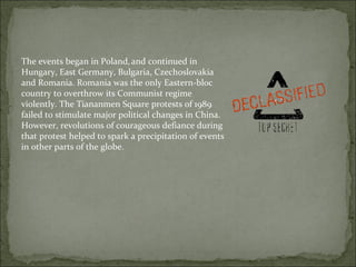 1989: year of revolutions | PPT