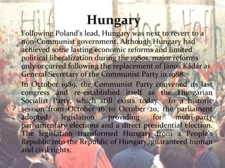 1989: year of revolutions | PPT