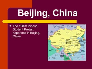 Chinese Protest (Tiananmen Square) | PPT