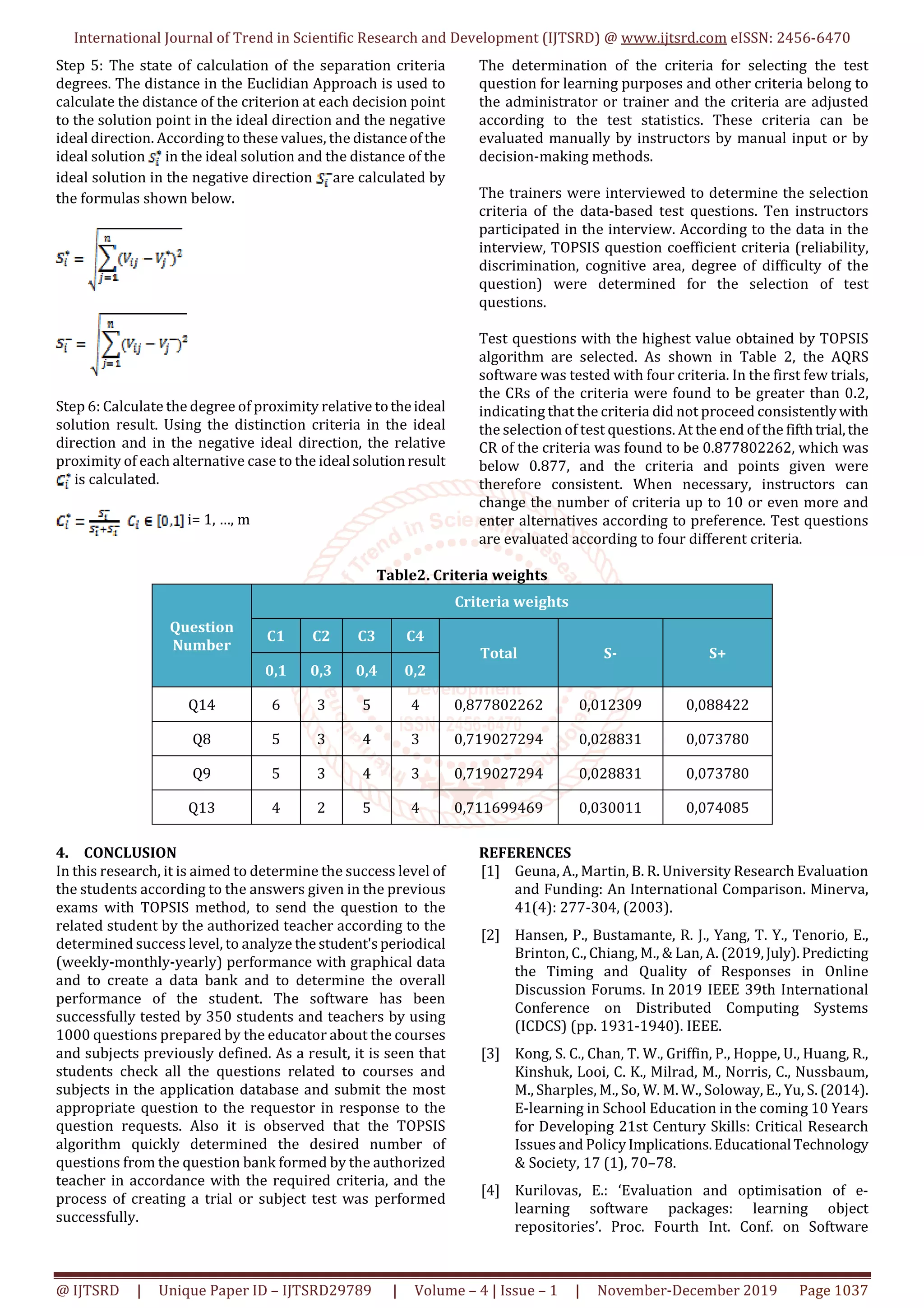 Adaptive Question Recommendation System Based on Student Achievement | PDF