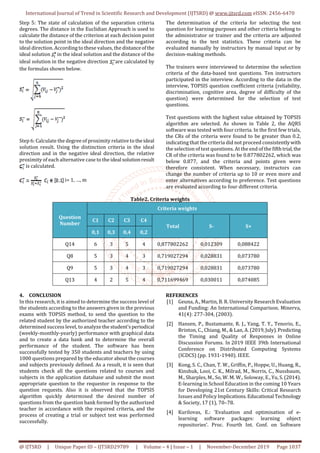 Adaptive Question Recommendation System Based on Student Achievement | PDF