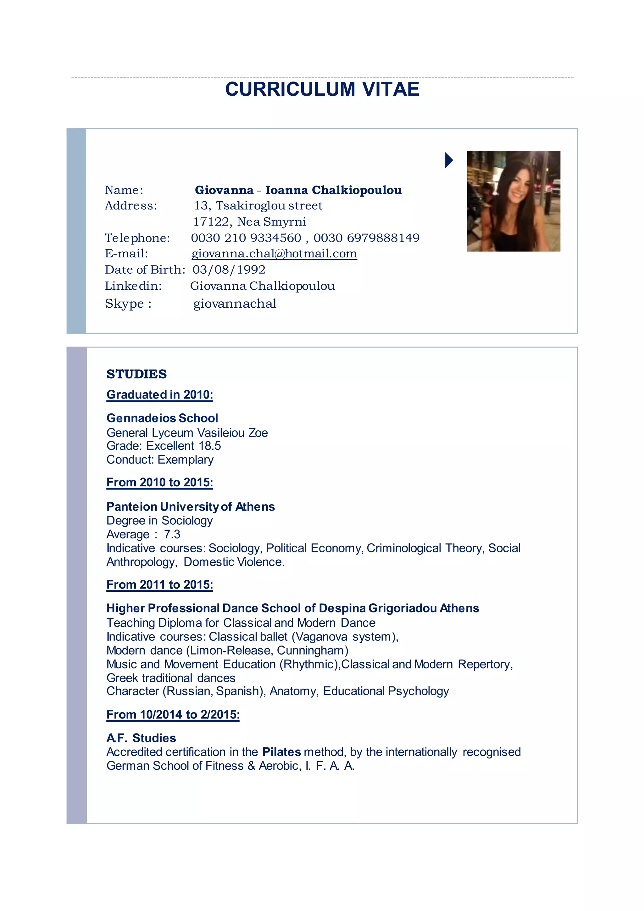 CV_Giovanna Chalkiopoulou | DOCX