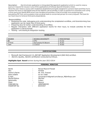 Navya_Resume_New (1) | DOCX | Computer Software and Applications | Computing