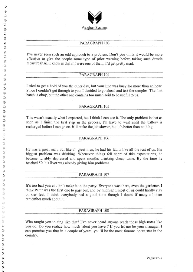 198 english paragraphs vaughan systems for varied english exercises ...