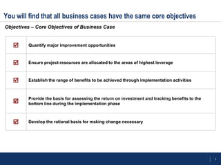 Business Case Development Framework | PDF