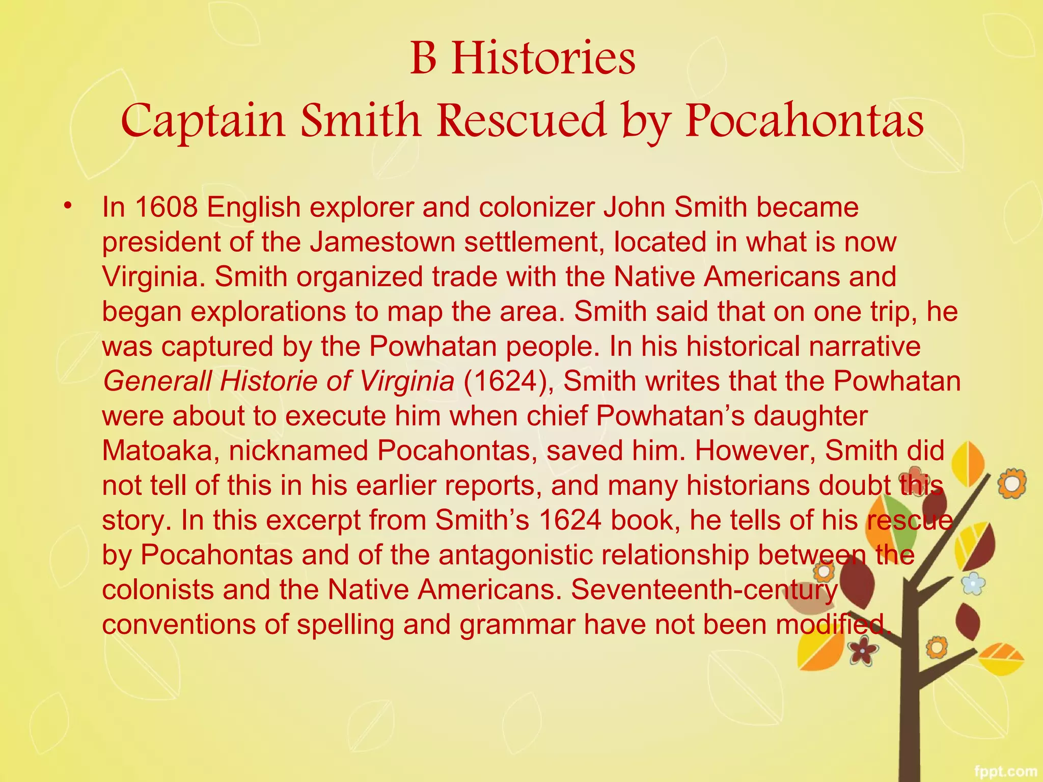 American Literature: Prose BEGINNINGS: THE 1500S AND 1600S | PPT