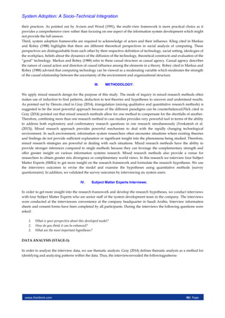 System Adoption: Socio-Technical Integration | PDF