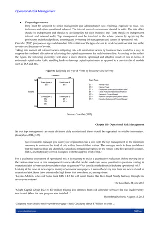Operational Risk Management | PDF