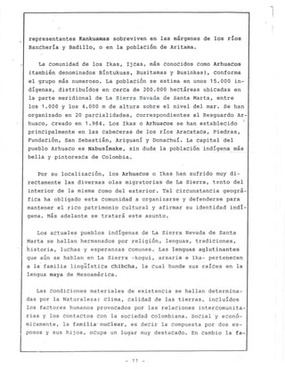 1990 pueblos indigenas de la sierra nevada de santa marta | PDF