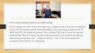 1991 to 2000 timeline exposure | PPTX | Business | Business and Finance