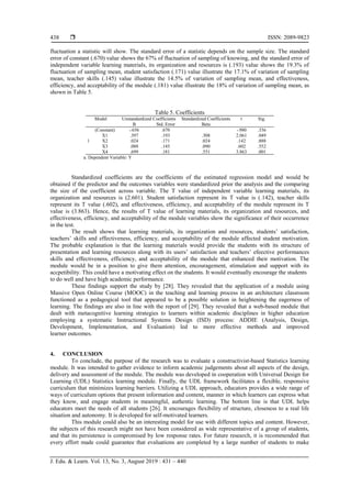Evaluation of universal design for constructivist-based statistics learning module for students ...