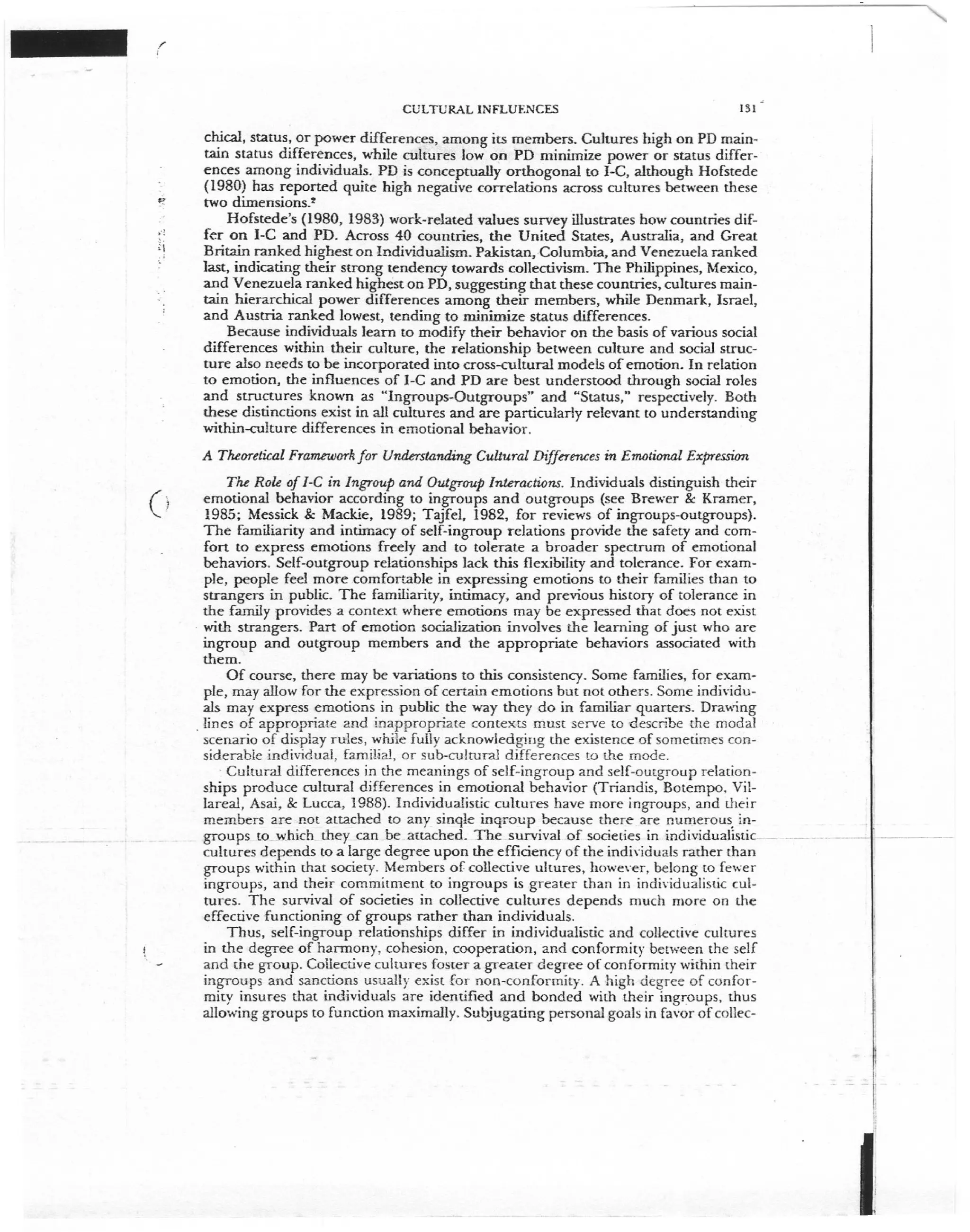 1991 cultural influences on facial expressions of emotions | PDF
