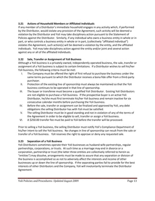 Yoli Distributor Policies - A Must Read! | PDF | Email | Internet