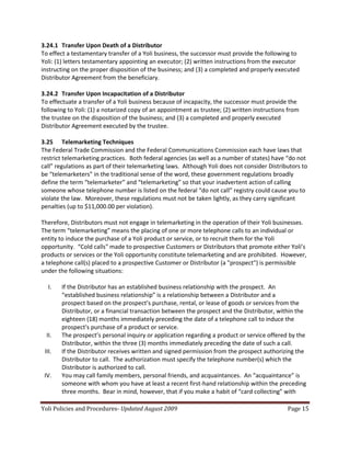 Yoli Distributor Policies - A Must Read! | PDF | Email | Internet