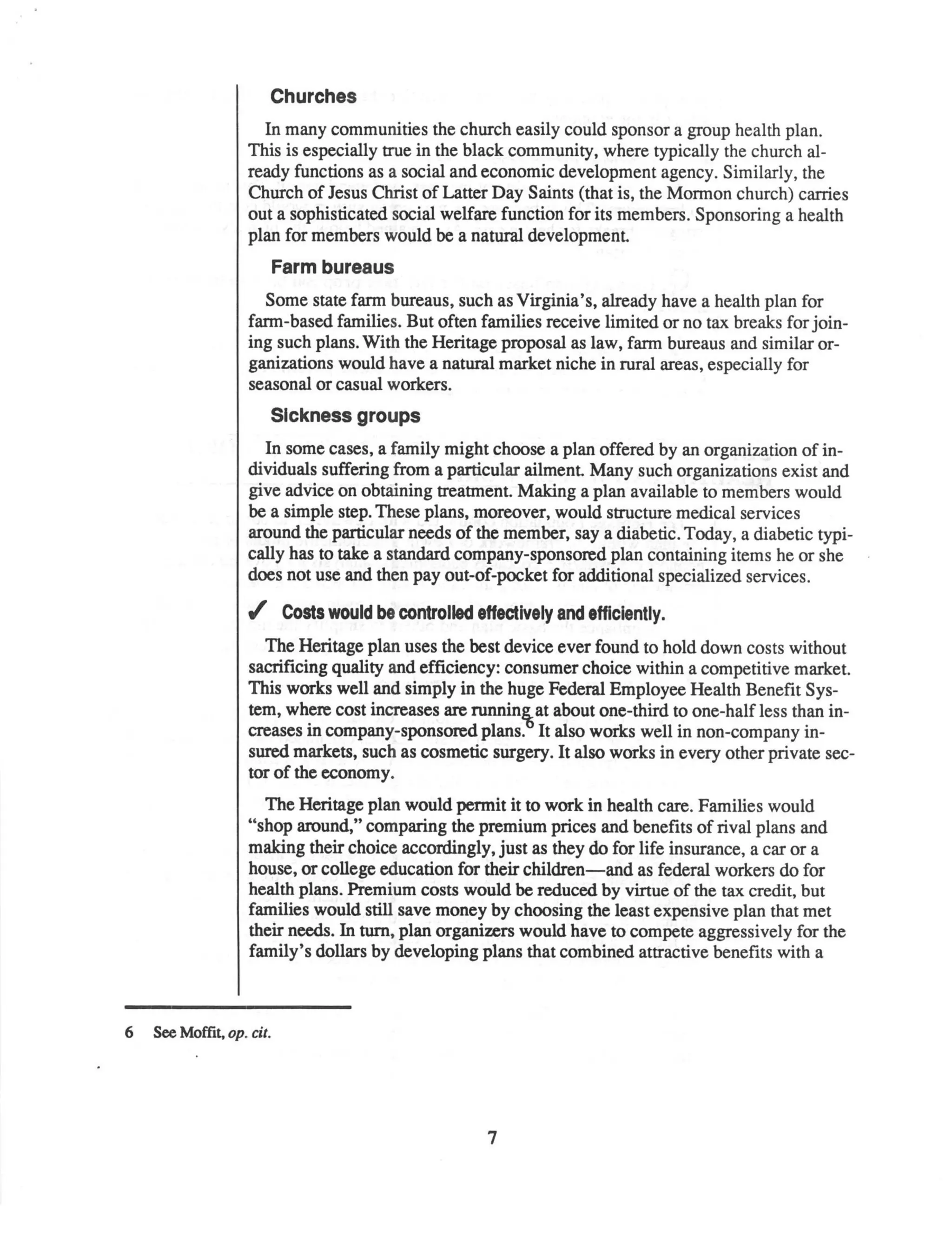 1992 Heritage Consumer Choice Health Plan | PDF
