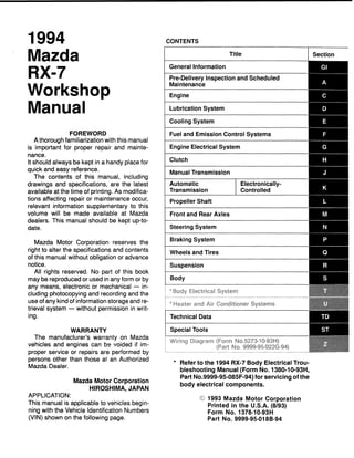 1992 Mazda Rx7 Service Repair Manual.pdf