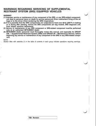 1992 Mitsubishi 3000GT Service Repair Manual.pdf