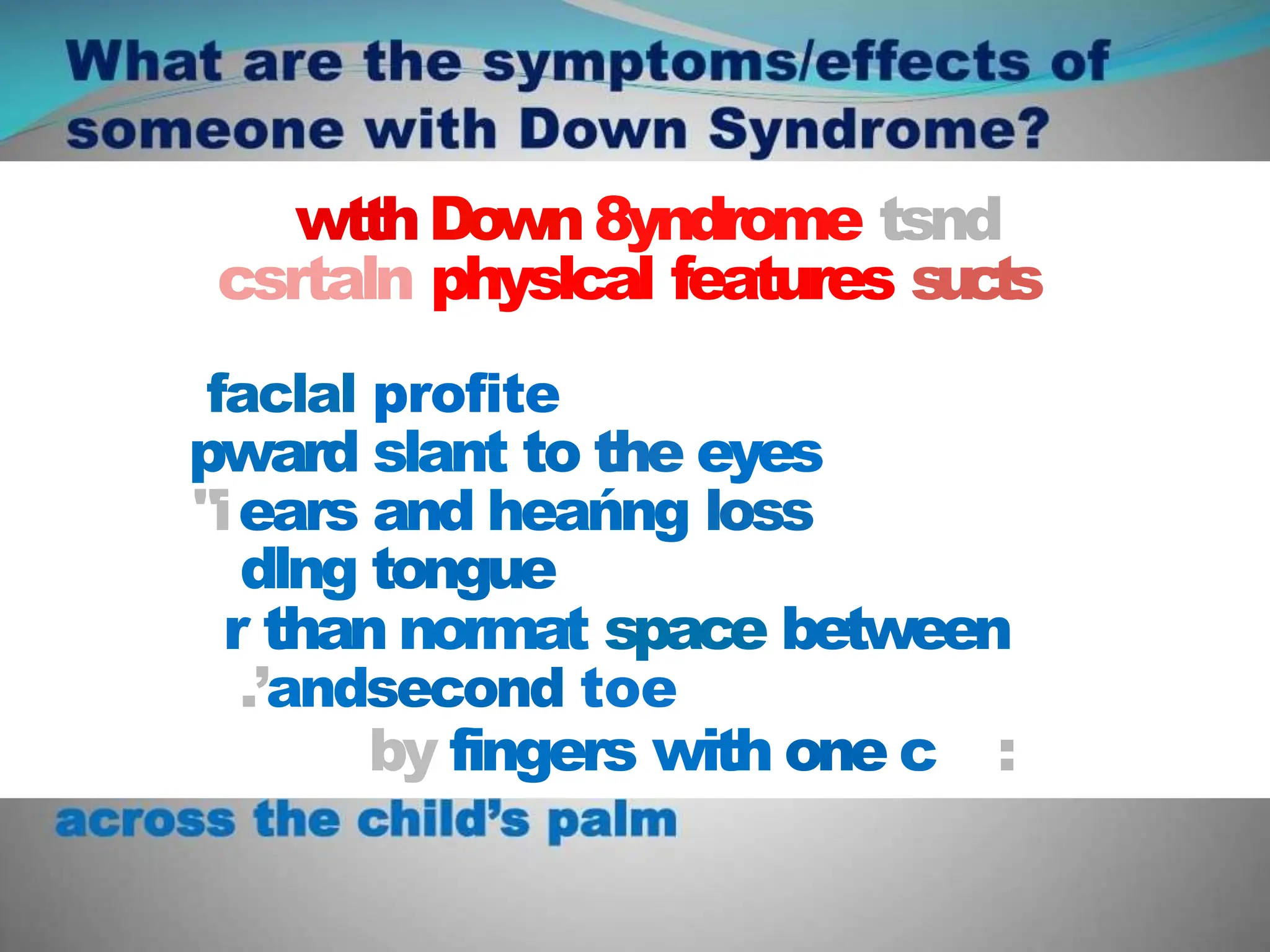 Down syndrome information 199317519.pptx | Pregnancy | Reproductive Health
