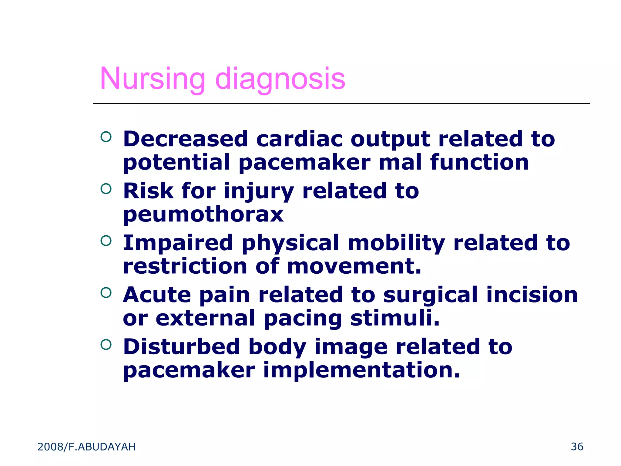 Pacemaker Operation | PPT