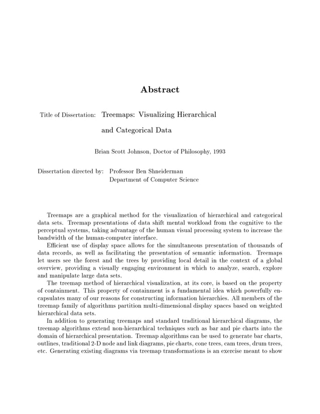 Treemaps: Visualizing Hierarchical and Categorical Data | PDF Treemaps: Visualizing Hierarchical and Categorical Data | PDF