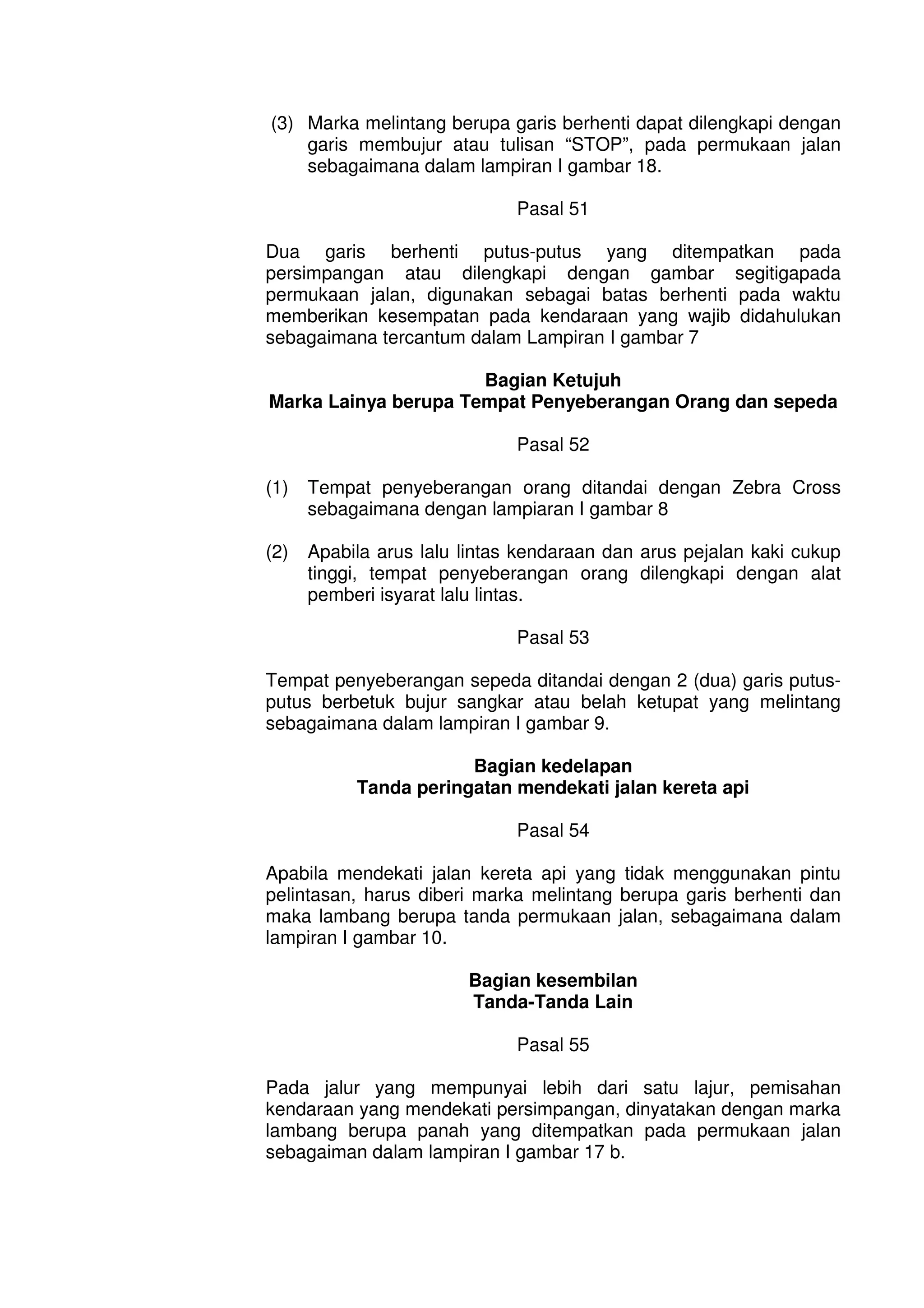 1993, km 60 tahun 1993 ttg marka jalan | PDF