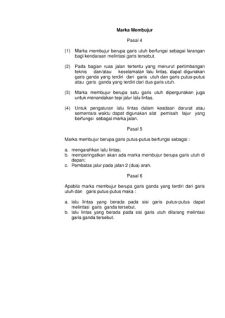 1993, km 60 tahun 1993 ttg marka jalan | PDF