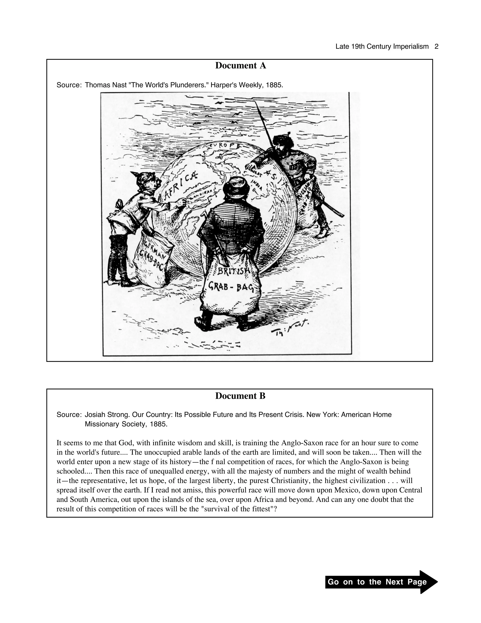 1994 imperialism expansion dbq | PDF