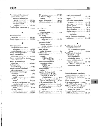 1994 mercury mariner 75 hp 275hp service repair manual | PDF